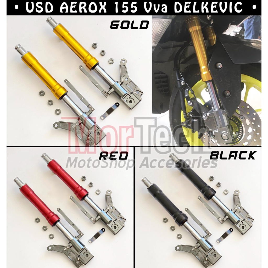 Jual USD Aerox Delkevic x NUI Double Disc Cakram Shockbreaker Shock ...