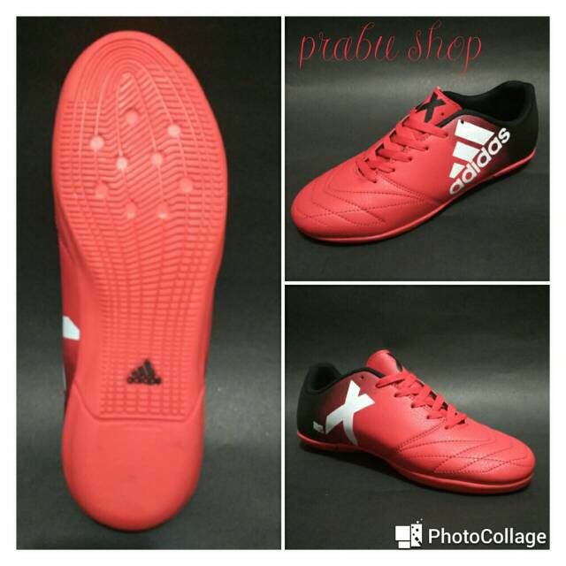 Jual ( PAKET KOMPLIT) Sepatu futsal adidas x ( bonus tas kaoskaki ...