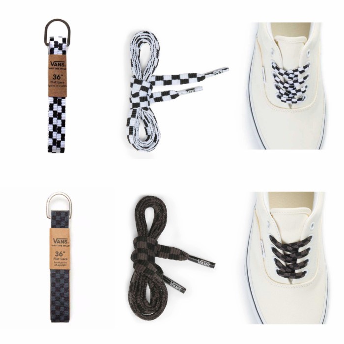Jual Vans Laces Checkerboard 36 inch | Shopee Indonesia