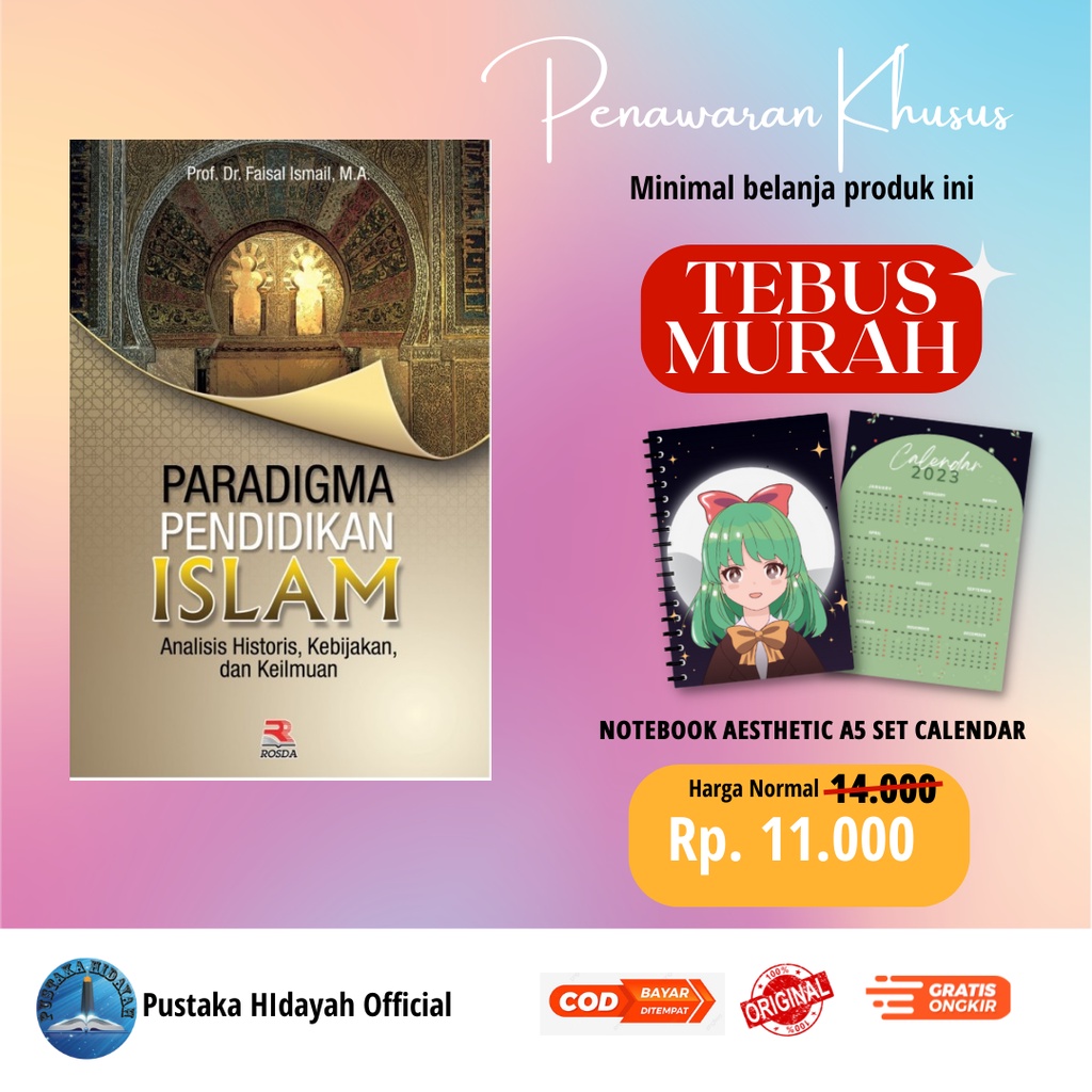 Jual Paradigma Pendidikan Islam - Faisal Ismail Original Penerbit Rosda | Shopee Indonesia