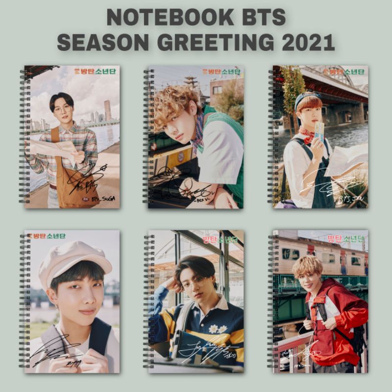 Jual [COD] NOTEBOOK A5 BTS SEASON'S GREETINGS 2021 Ver. 2 Taehyung ...