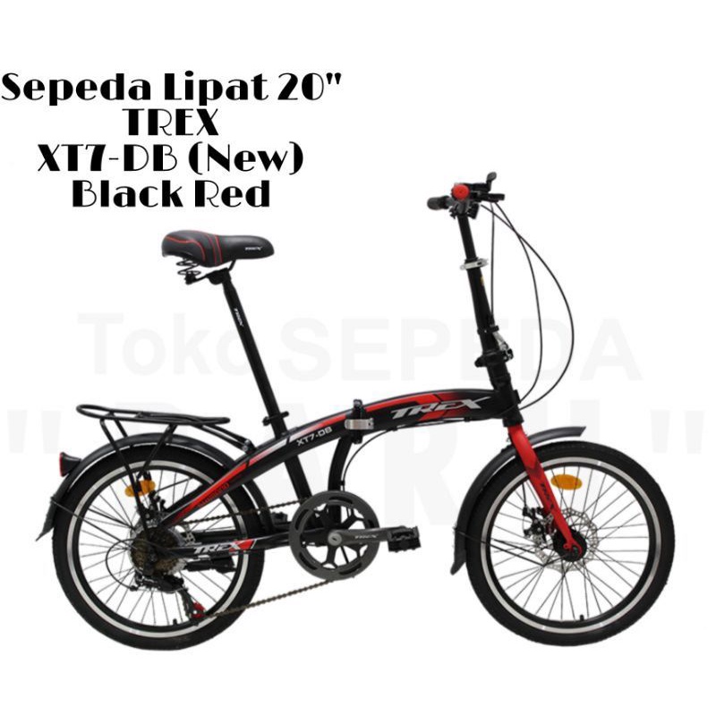 Jual Sepeda Lipat 20 TREX XTspeed 7 dan speed 9 V.brake dan Cakram ...