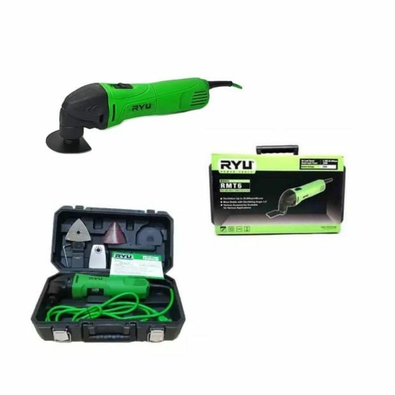 Jual RYU MULTI TOOLS SET 6 PCS / RMT 6 MESIN OSKILASI MULTI CUTTER ...