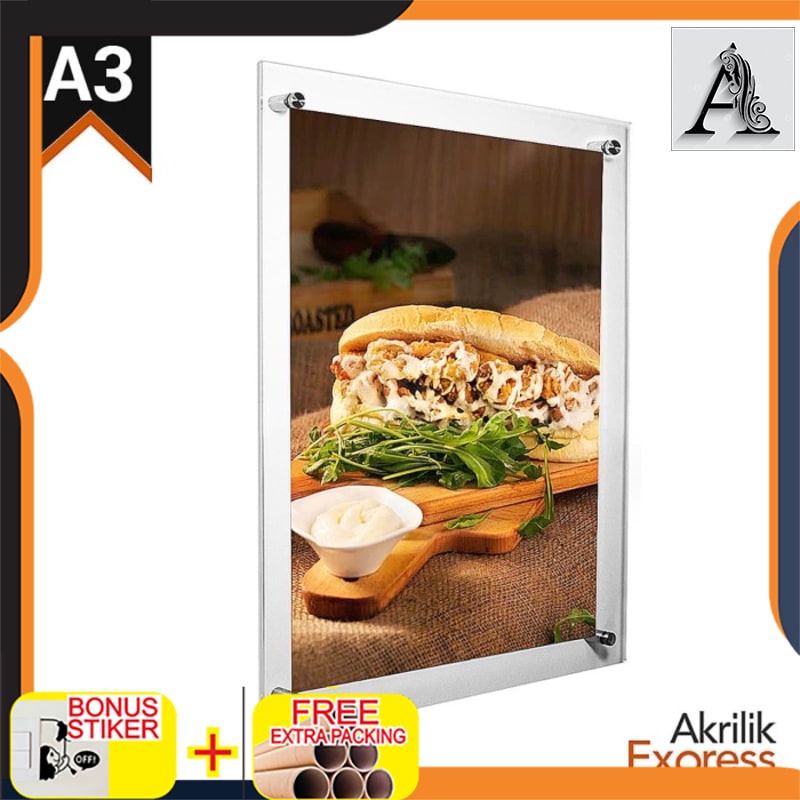 Jual Murah Frame foto / frame photo 3+2MM/ frame akrilik / Frame A3 ...