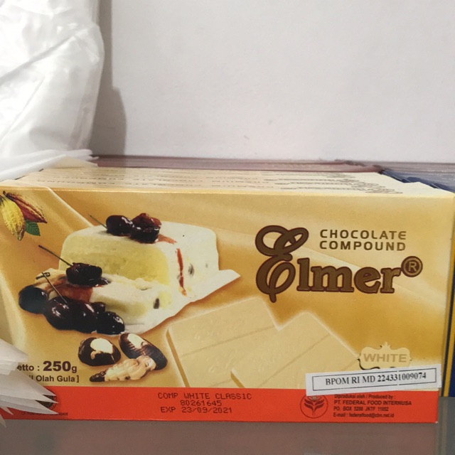 Jual Elmer White Chocolate 250g | Shopee Indonesia