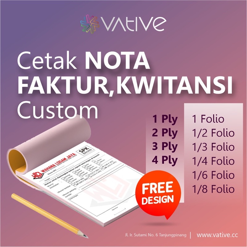 Jual Cetak Nota, Faktur, Kwitansi, Invoice | Shopee Indonesia