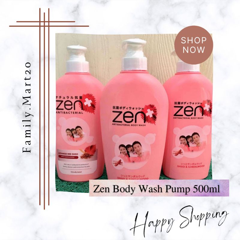 Jual Zen Pump Body Wash 500ml | Shopee Indonesia