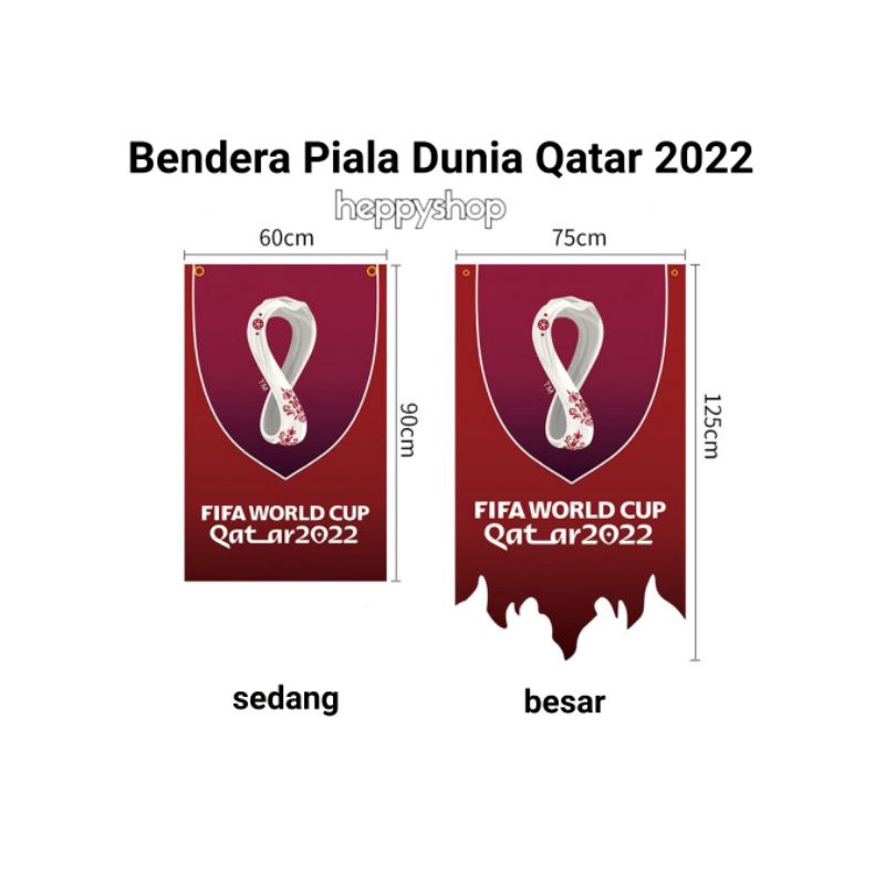 Jual Bendera Piala Dunia Qatar 2022, Fifa World Cup Qatar 2022 | Shopee ...