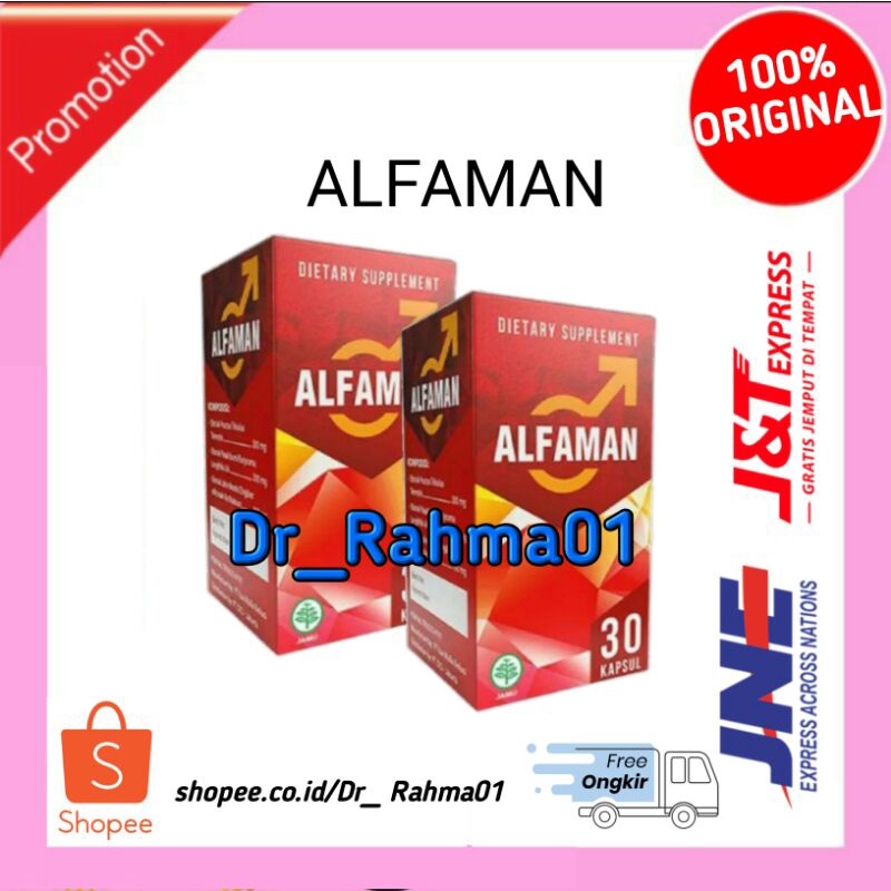 Jual ( Terlaris ) Alfaman Asli Obat Kuat Stamina Pria Original | Shopee ...