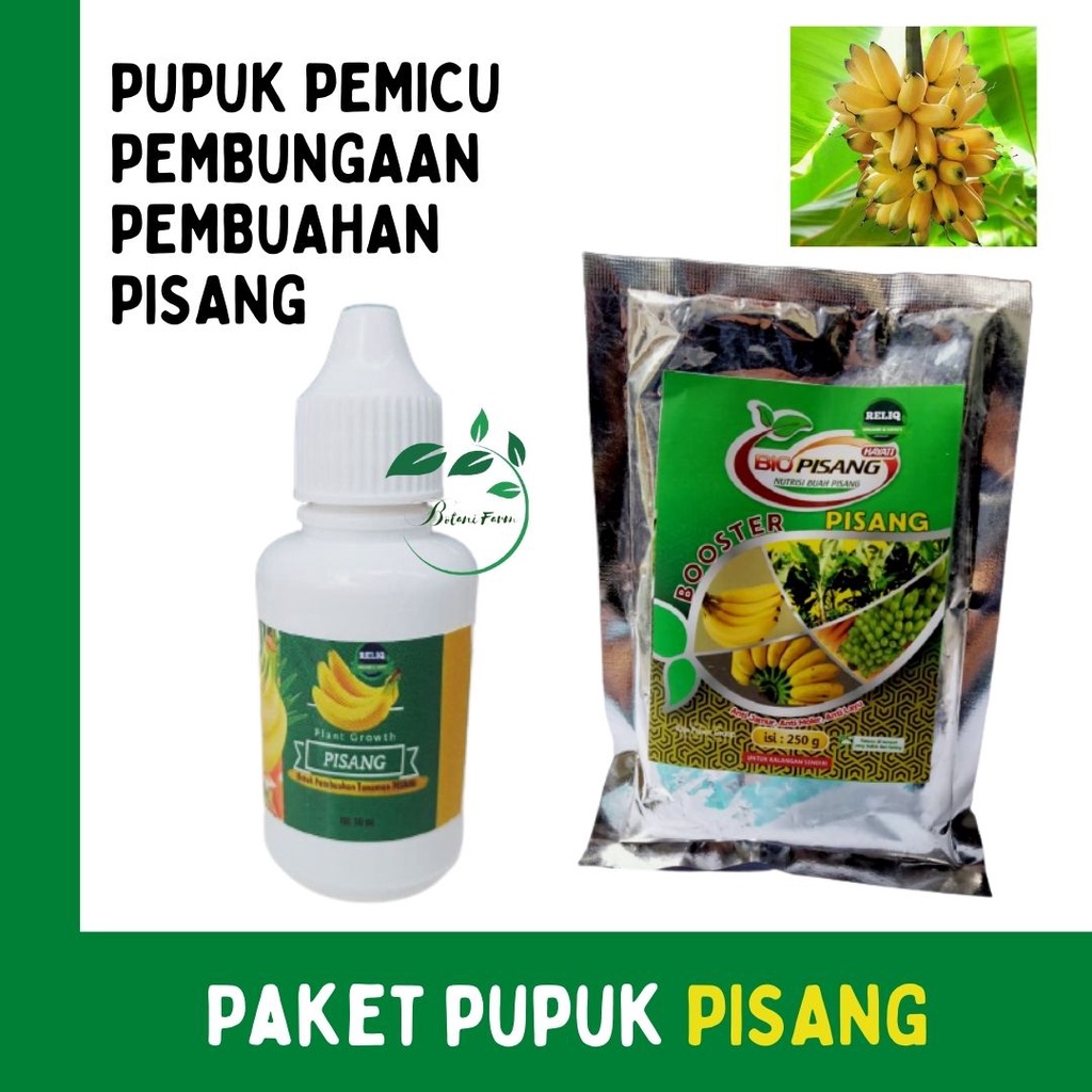 Jual Paket Pupuk Pisang Booster Hayati Plus Hormon Tumbuh, Fungisida Untuk Pohon Pisang Raja ...