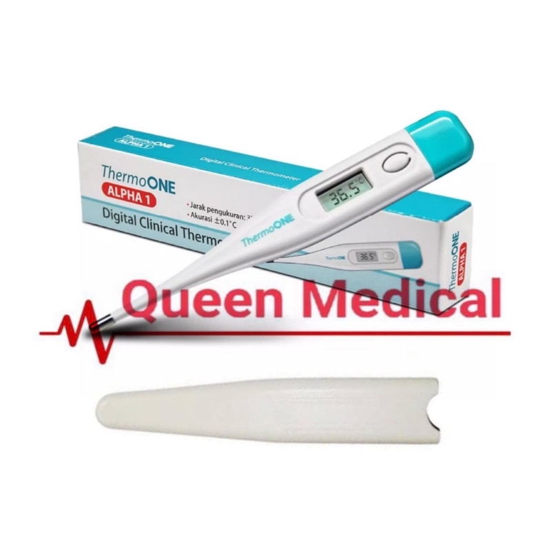 Jual Thermometer ThermoOne Alpha 1 OneMed/Termometer Digital | Shopee ...