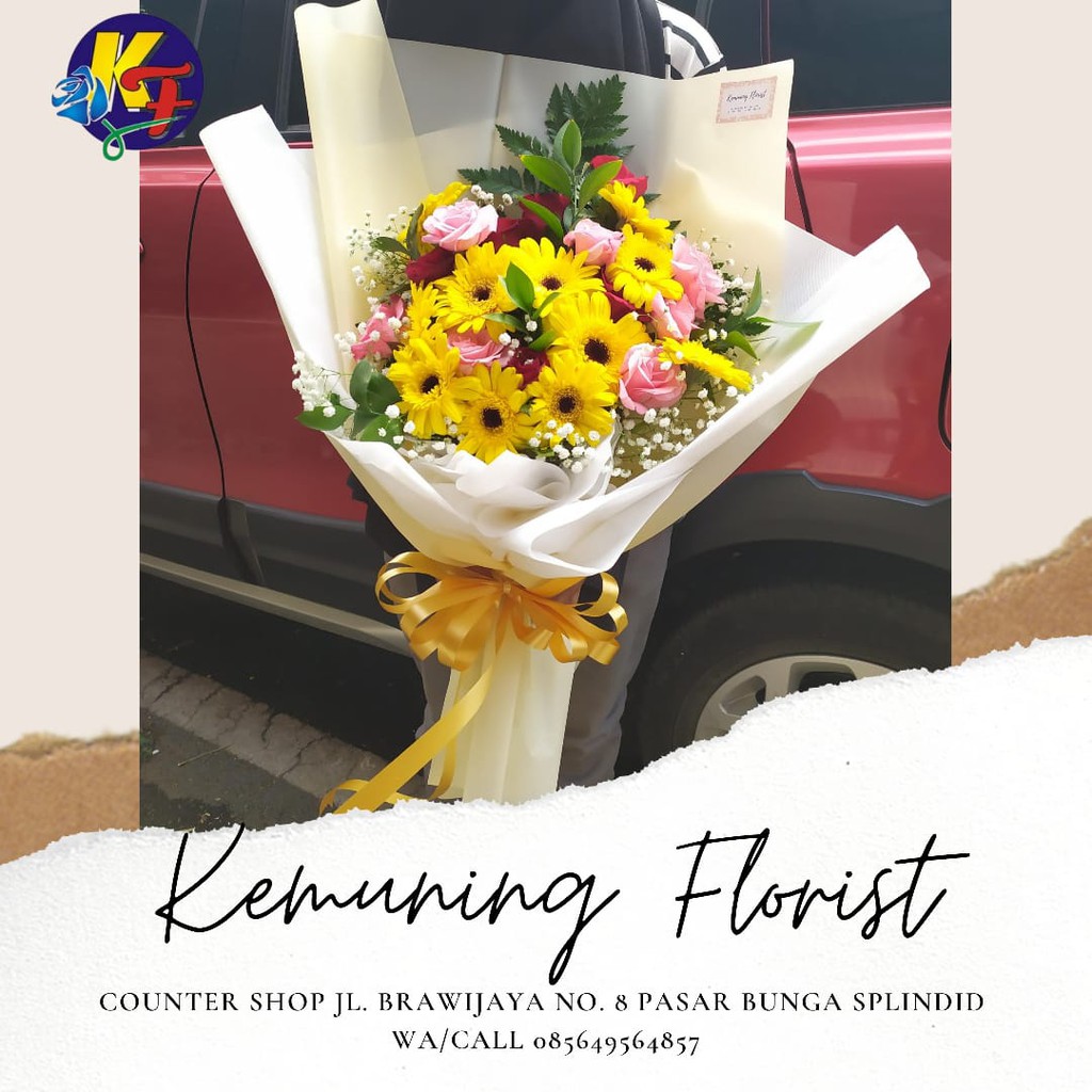 Jual Hand buket malang/bunga tangan malang/ fresh flower/bunga segar ...