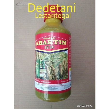 Jual Insektisida Obat Sundep ABAKTIN 18EC isi 1L | Shopee Indonesia