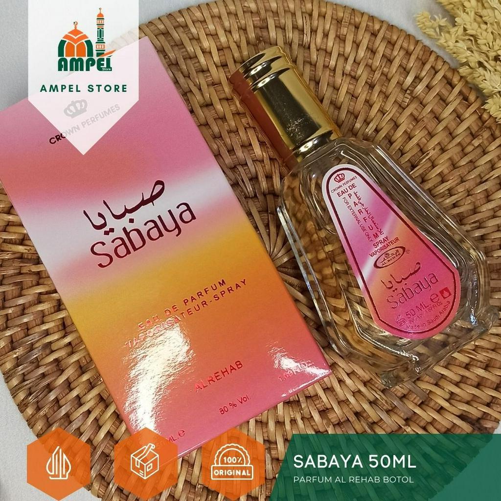 Jual Parfum Al Rehab Botol Sabaya 50ml Aroma Feminim Menyejukkan Untuk Wanita Minyak Wangi Khas ...