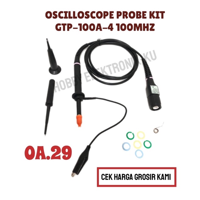 Jual OSCILLOSCOPE PROBE KIT GTP-100A-4 100MHZ | Shopee Indonesia