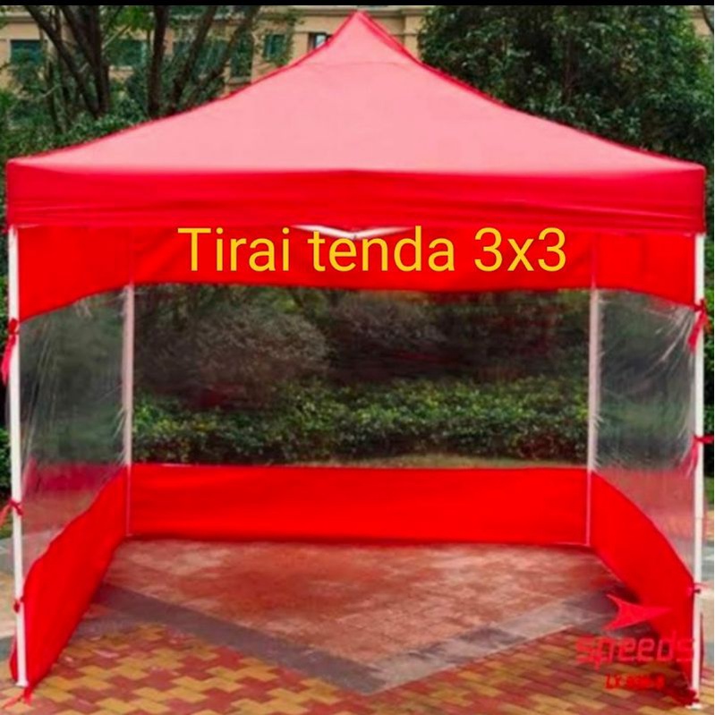 Jual DINDING/TUTUP SAMPING TENDA SAJA 1 SISI UKURAN TENDA 3X3 | Shopee ...