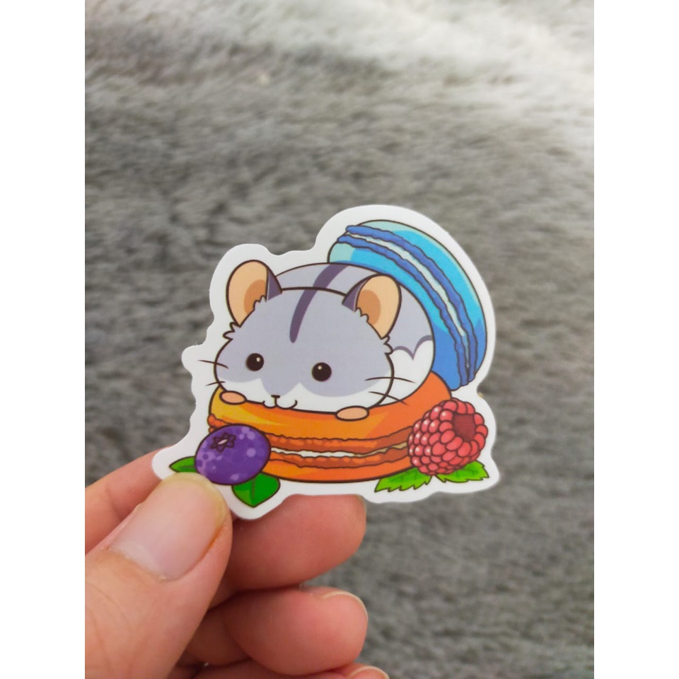 Jual STIKER VINIL ISI 50 PCS HAMSTER 2 LOVE STICKER ANTI AIR AESTHETIC ...