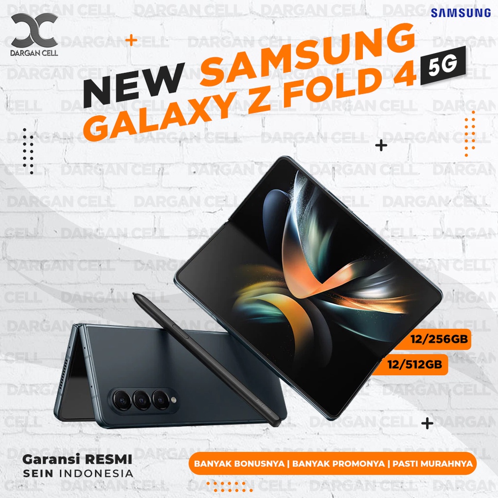 Jual SAMSUNG GALAXY Z FOLD 4 5G 12/256GB 12/512GB GARANSI RESMI SEIN 1 TAHUN | Shopee Indonesia