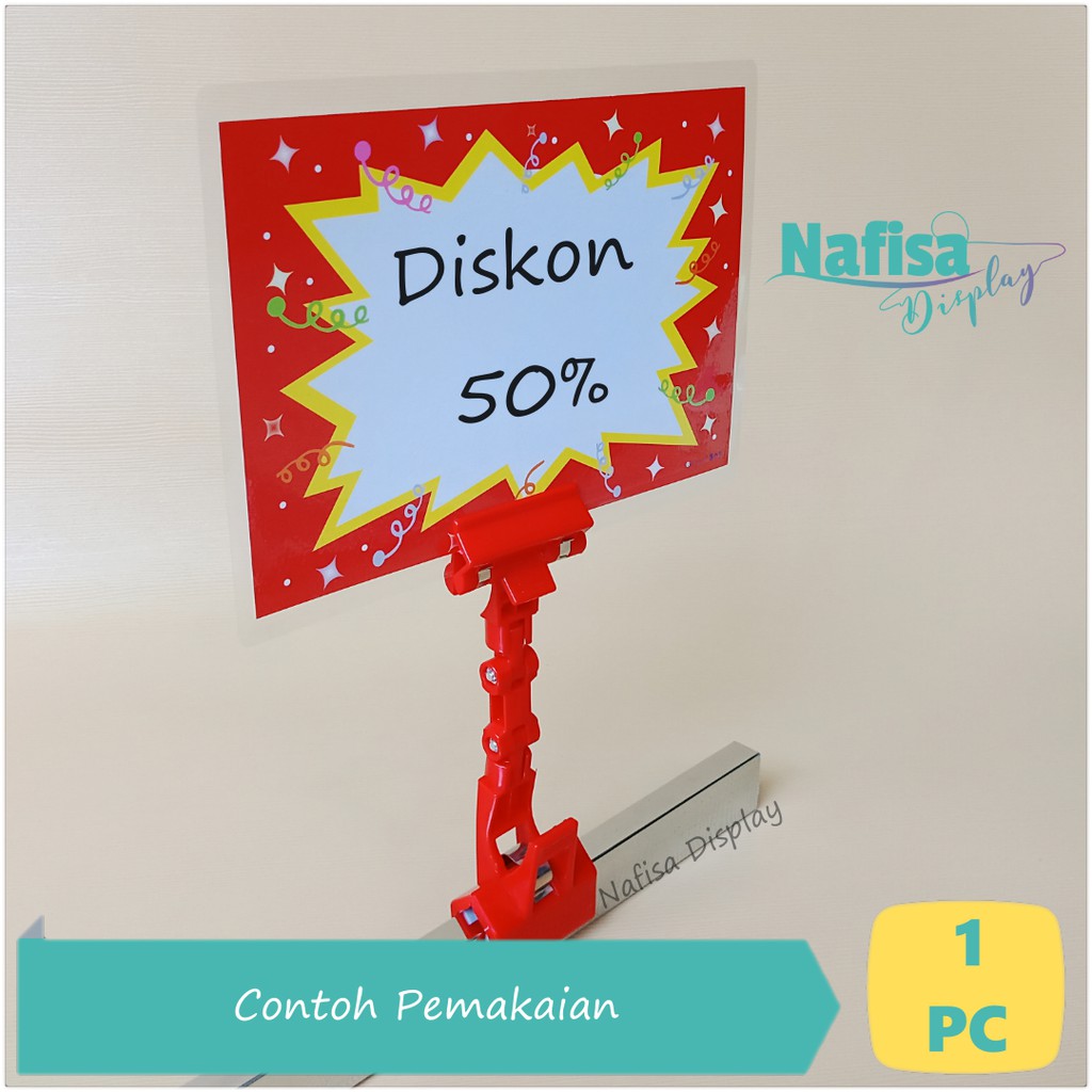 Jual Set Jepit Harga Bisa Putar Dan Bengkok Dan Display Harga ...