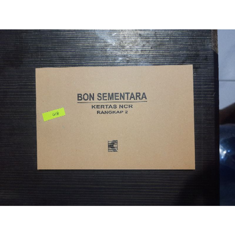 Jual Bon Sementara 2 Ply NCR 1/4 Folio Rangkap 2 | Shopee Indonesia
