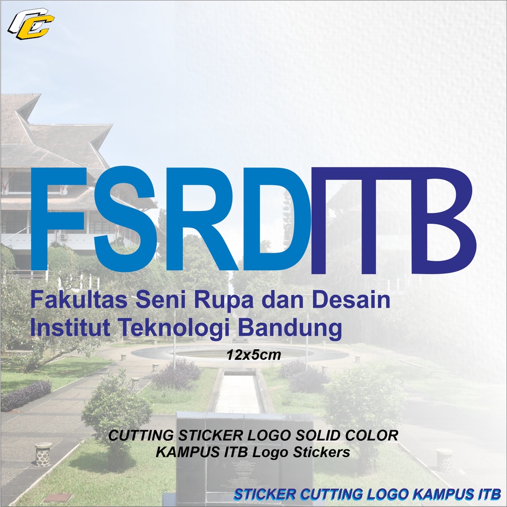 Jual STICKER FSRD - ITB SENIRUPA DAN DESAIN INSTITUT TEKNOLOGI BANDUNG | Shopee Indonesia