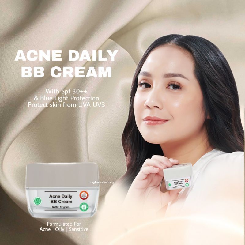 Jual Acne daily bb cream ms glow / acne cica daily bb cream ms glow ...