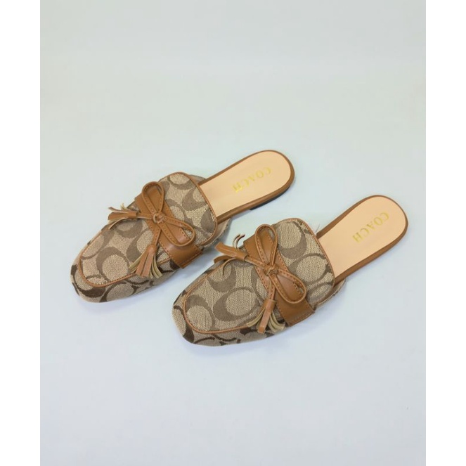 Jual Sepatu sendal flat Coach (ORIGINAL 100%) | Shopee Indonesia