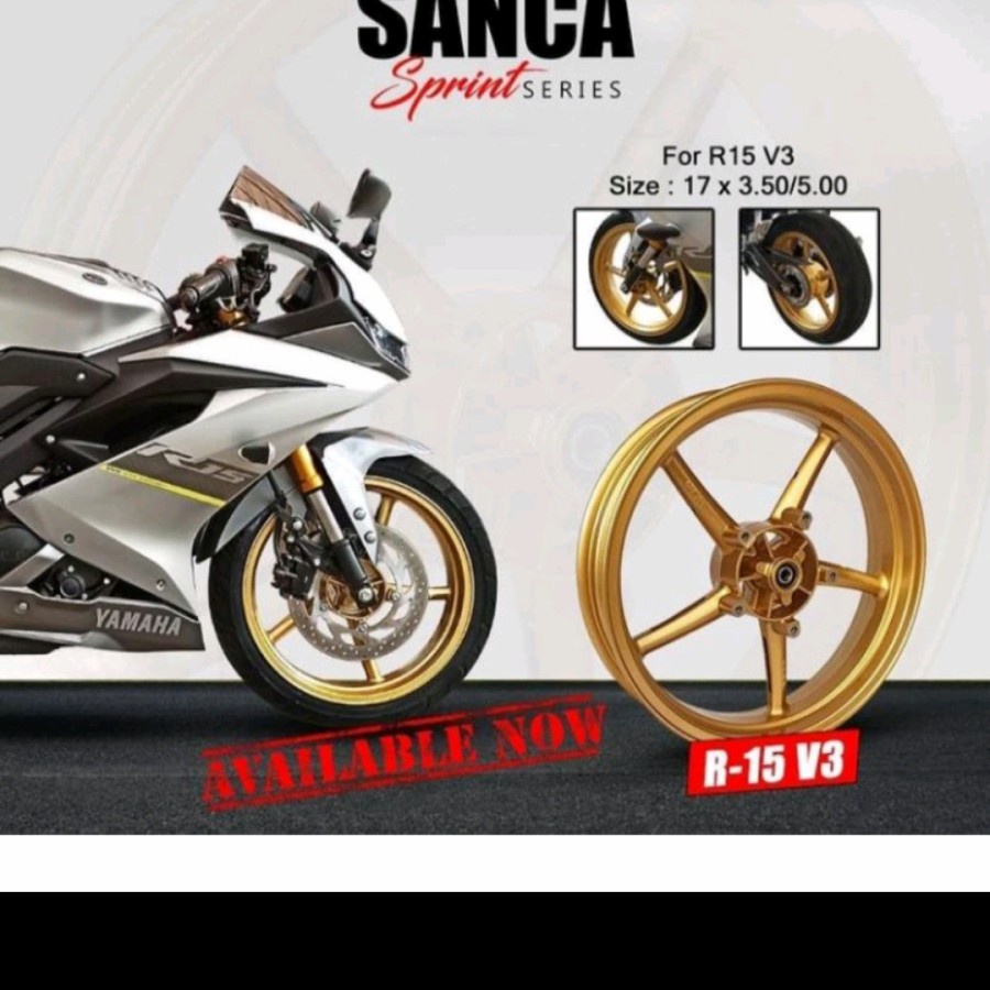 Jual Velg Racing Forr Yamaha R15 New V3 Velg untuk yamaha R-15 new V3 ...