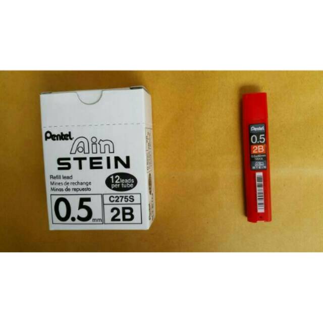 Jual Lead Refill 'PENTEL' C275S - 2B ( isi mechanical pencil ) | Shopee ...
