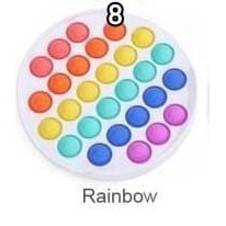 Jual Pop it rainbow Kotak / bulat bahan plastik popit Murah | Shopee ...