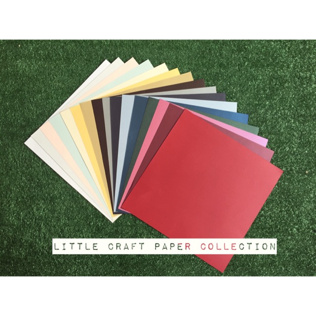 Jual Kertas scrapbook polos warna 30x30cm | Shopee Indonesia