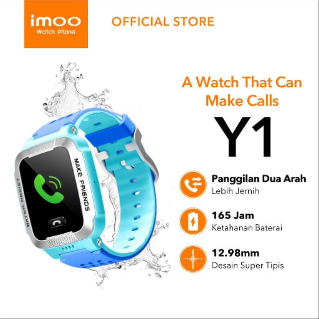Jual imoo Y1 watch phone imoo smartwatch jam tangan pintar anti air ... Jual imoo Y1 watch phone imoo smartwatch jam tangan pintar anti air ...