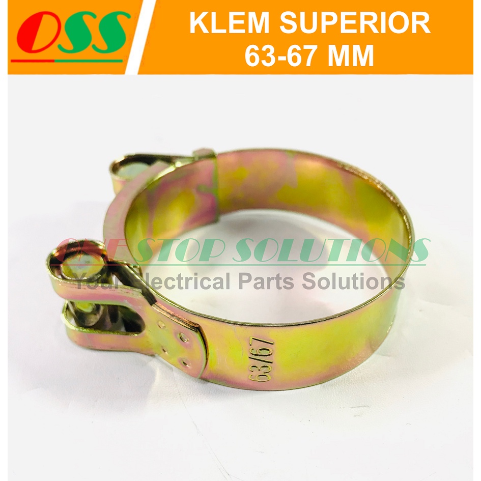 Jual KLEM SUPERIOR ATAU CLAMP SUPERIOR ATAU HEAVY DUTY HOSE CLAMP 63-67 ...