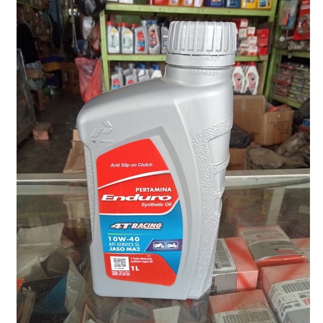 Jual Oli Motor Pertamina Enduro 4T Racing SAE 10W-40 1L | Shopee Indonesia