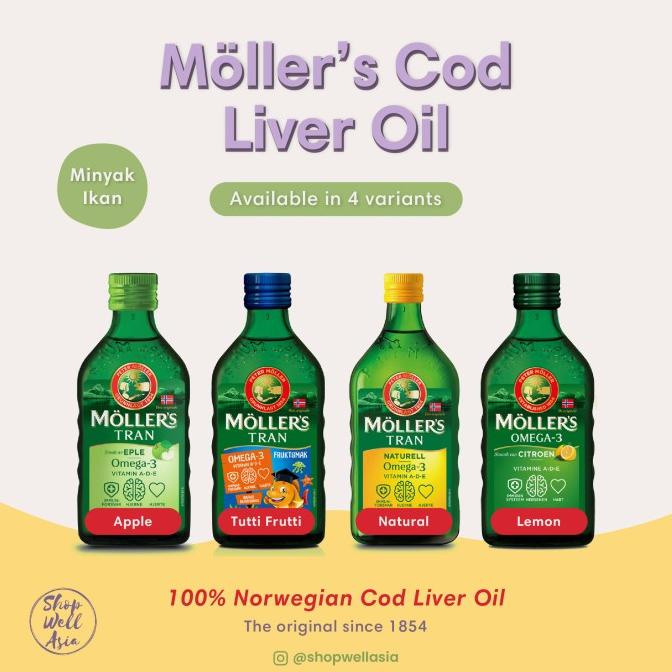 Jual Moller's Tran Cod Liver Oil | Shopee Indonesia