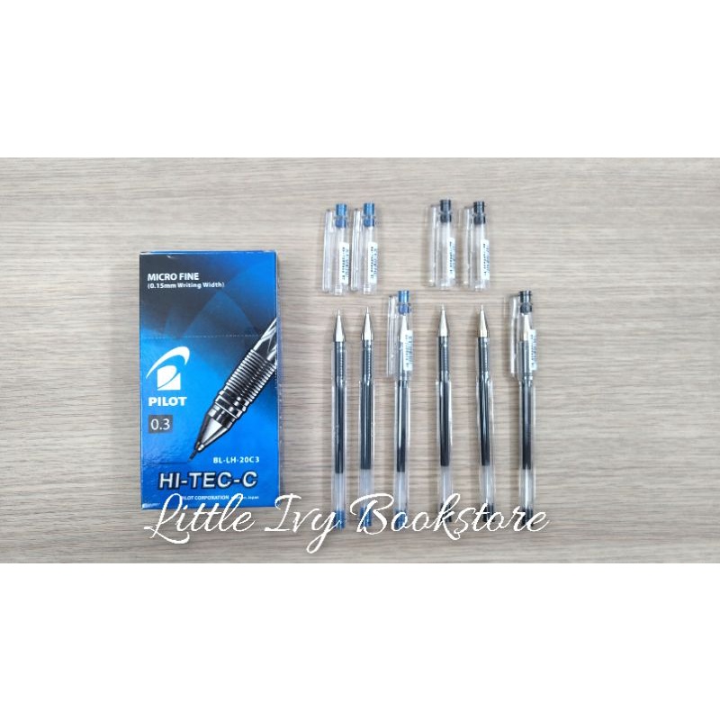 Jual PILOT HI-TECH-C Microfine 0.3mm Pulpen/Pen/Ballpoint/Bolpen Gel Hi ...