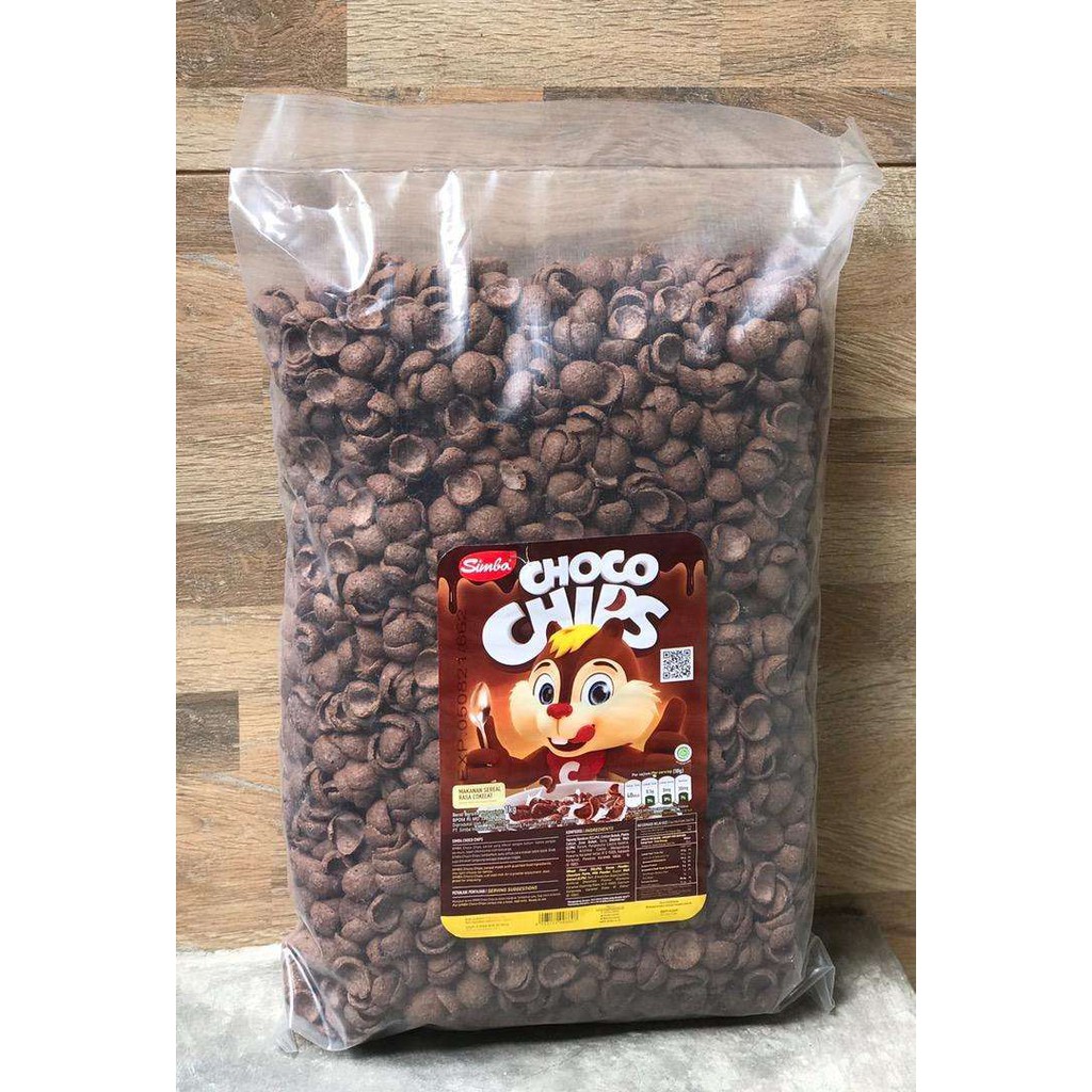 Jual Choco Chips / Choco Crunch / Coco Simba Bulky Richeese Nabati 1Kg ...