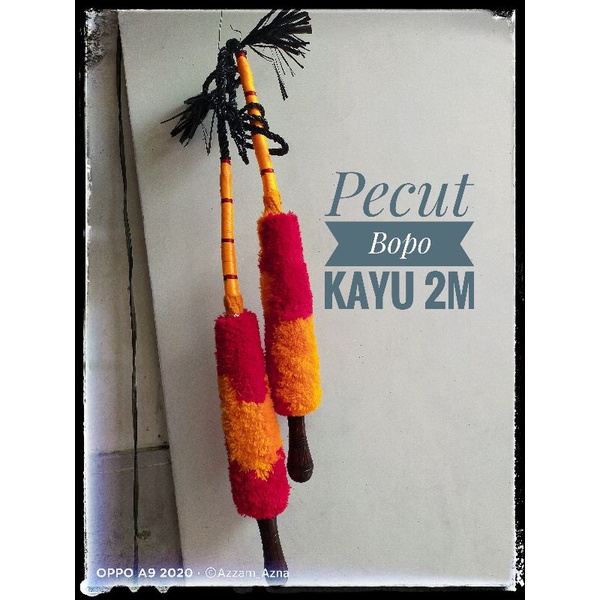 Jual Pecut Jaranan / Pecut Tari / Pecut Bopo Gagang Kayu 2m | Shopee ...