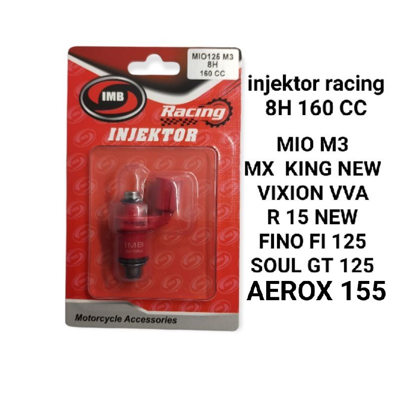 Jual INJEKTOR INJECTOR RACING 8 HOLE 160 CC MIO M3 / AEROX 155 / MX ...