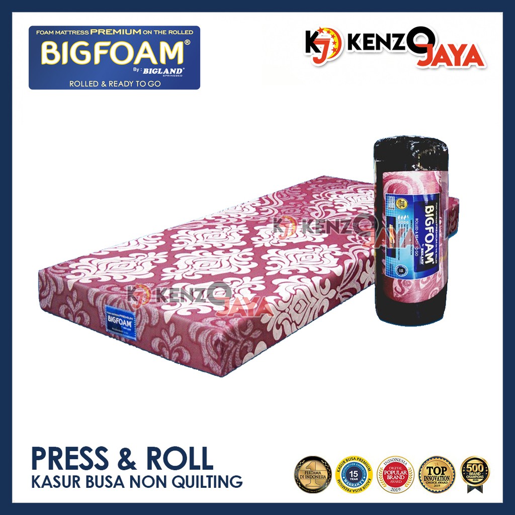 Jual Kasur Busa Press & Roll BIGFOAM Single Tebal 12 cm | Shopee Indonesia