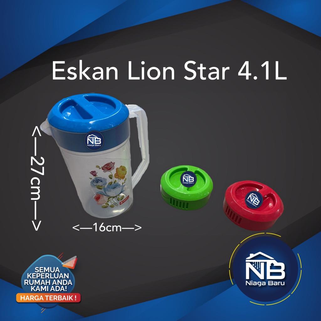 Jual Water Jug 4.1 Lion Star Teko Plastik Eskan Jumbo | Shopee Indonesia