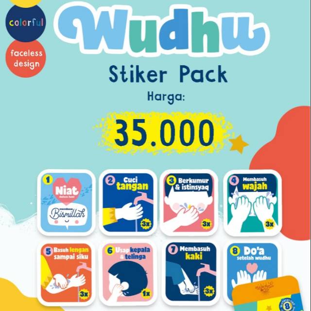 Jual WUDHU STICKER PACK TGOF | Shopee Indonesia
