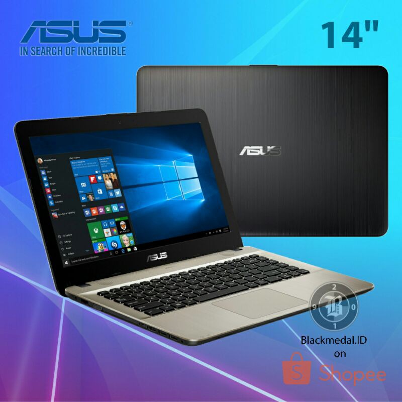 Jual Laptop 14 Inch Windows 10 Asus X441BA A4 | Shopee Indonesia