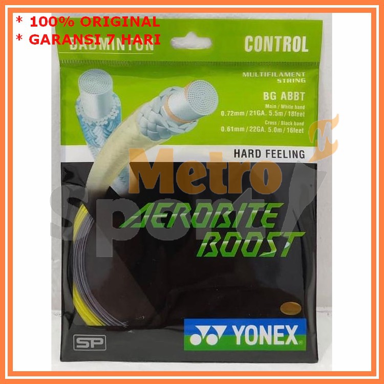Jual Yonex Aerobite Boost Senar Badminton Original | Shopee Indonesia