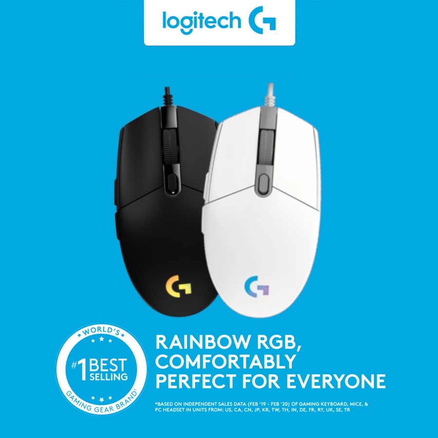 Jual LOGITECH G102 LIGHTSYNC RGB PRODIGY MOUSE GAMING MACRO WIRED G 102 ...