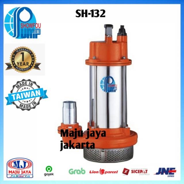 Jual POMPA SUMBERSIBLE Showfou SH-132 1HP 3phase pompa tambang emas ...