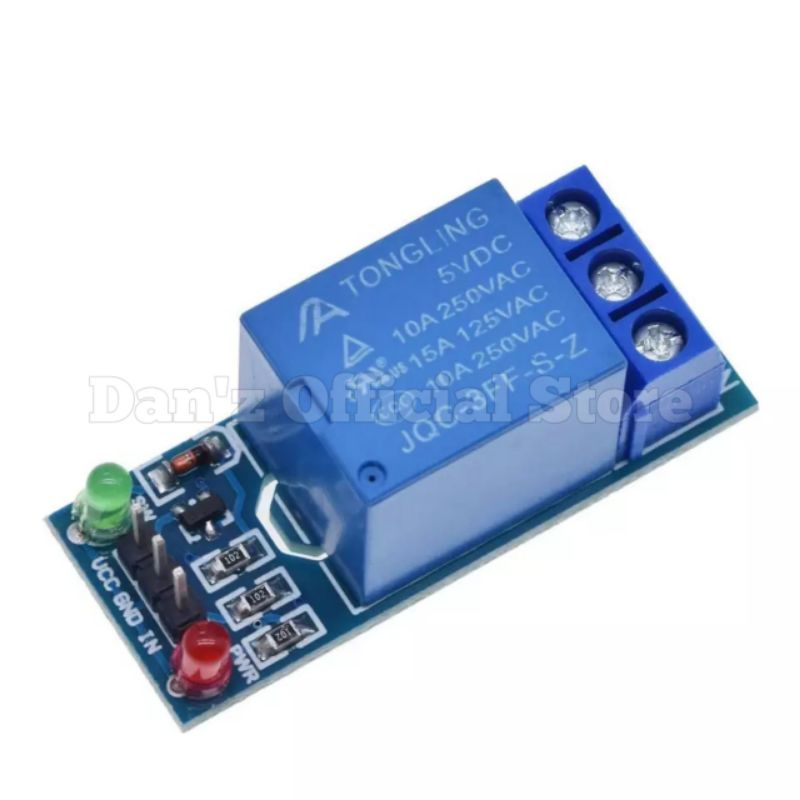 Jual Relay Module 1 Chanel 5V for Arduino Relay Module Low Trigger 5V ...
