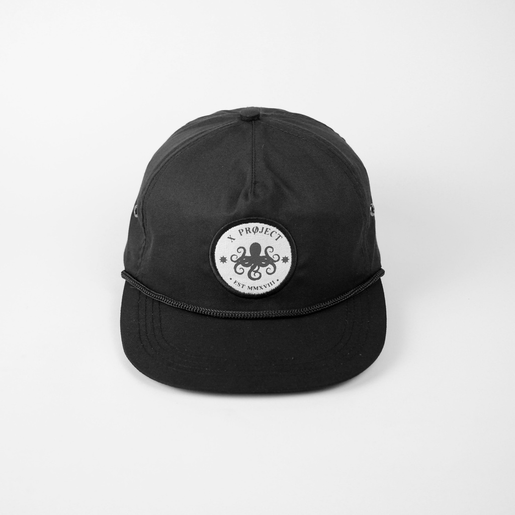 Jual Topi Snapback Classic Original X-Project Octopus Full Black ...