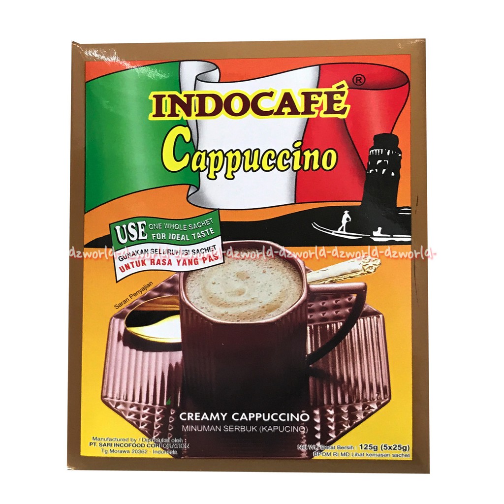 Jual Indocafe Cappucino 5sachet Kopi Instan Kapucino Dengan Citarasa ...