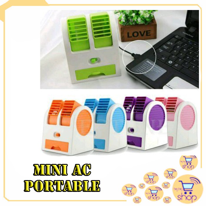 Jual MINI AC PORTABLE GEN 2 / AC DUDUK USB / MINI FAN AC PORTABLE ...